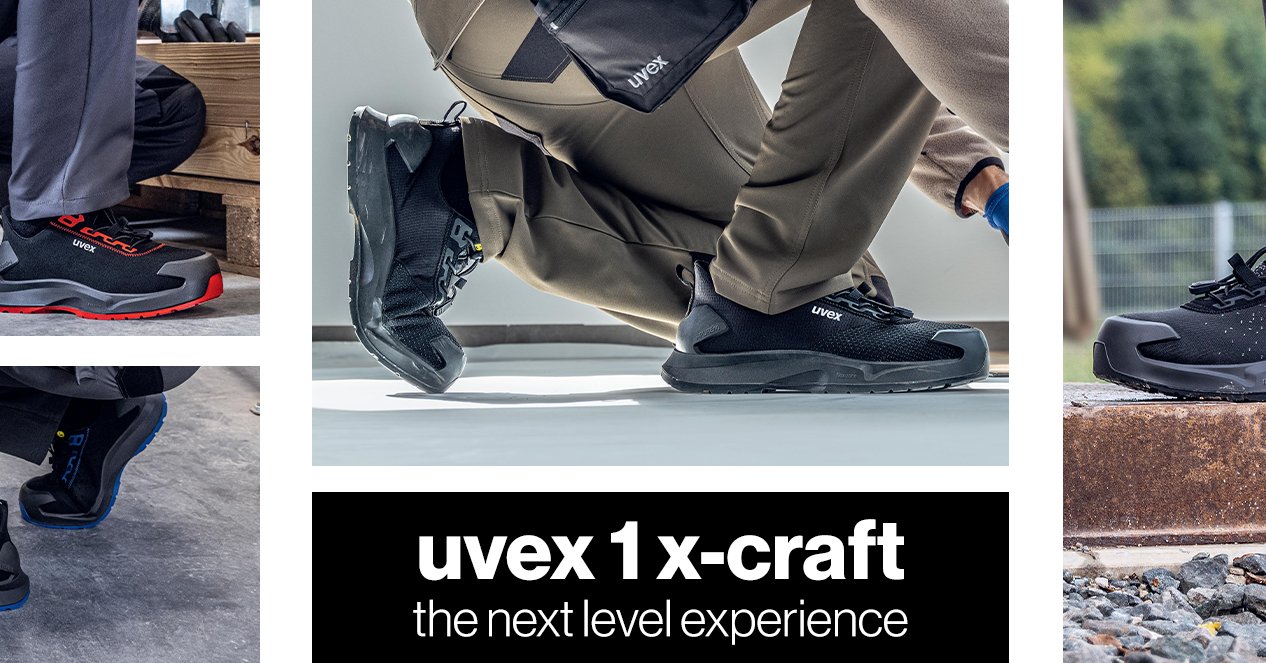 Flexible safety shoes | uvex 1 x-craft | the next level
