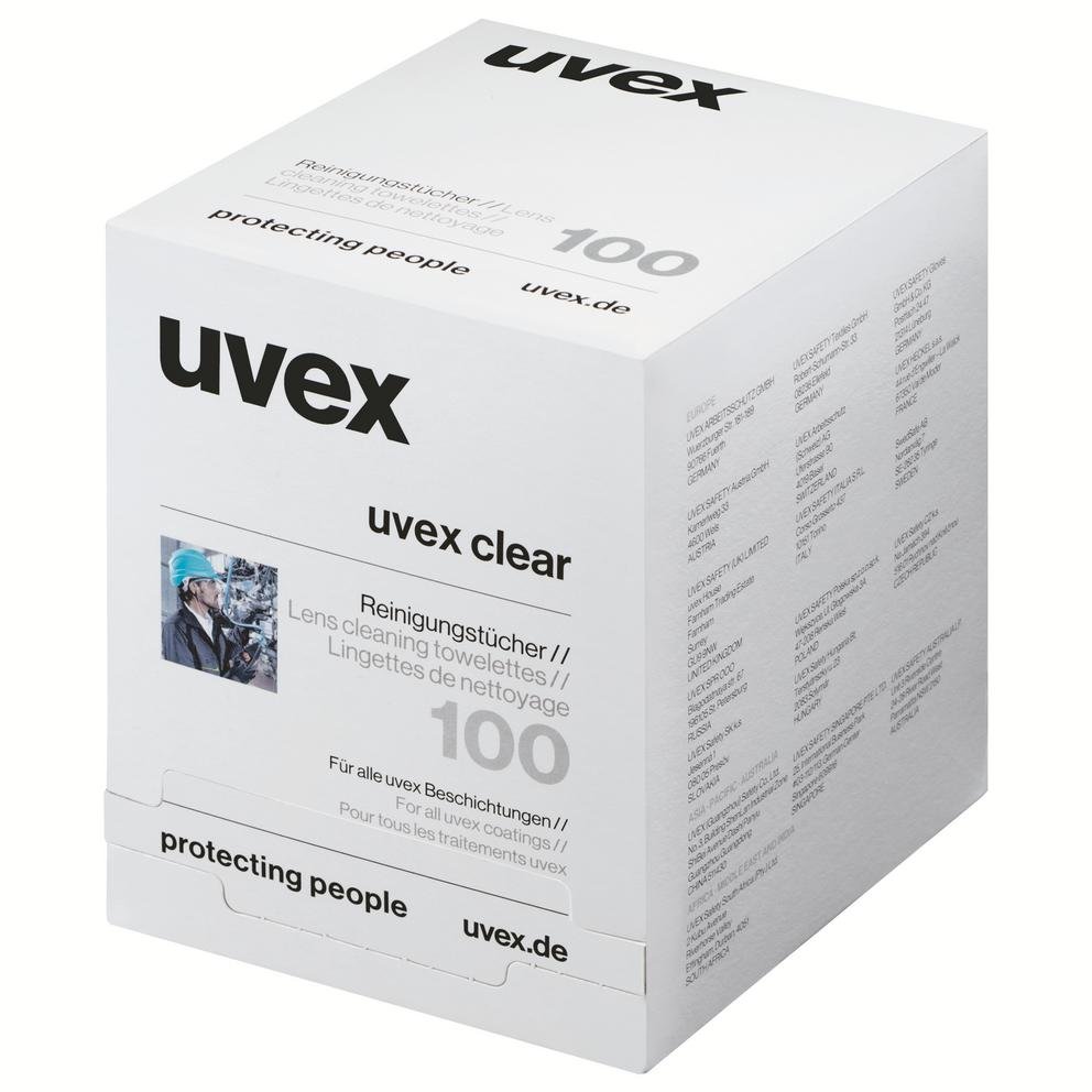 uvex lens cleaning towelettes