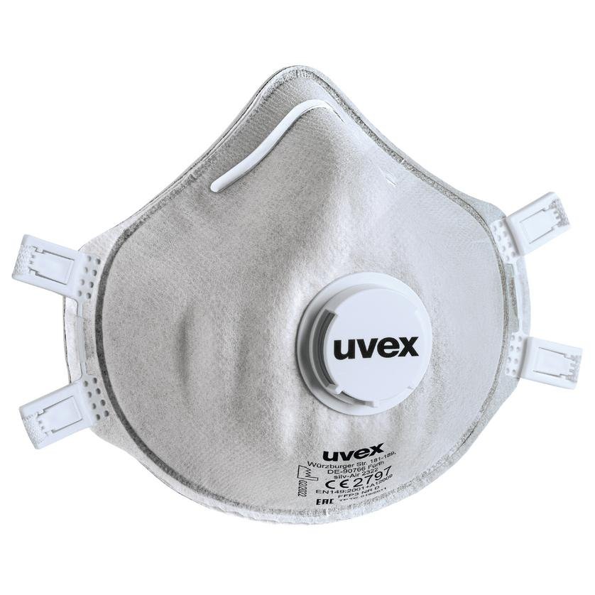 masker yang telah dibentuk sebelumnya uvex silv-Air c 2322 FFP3 ...